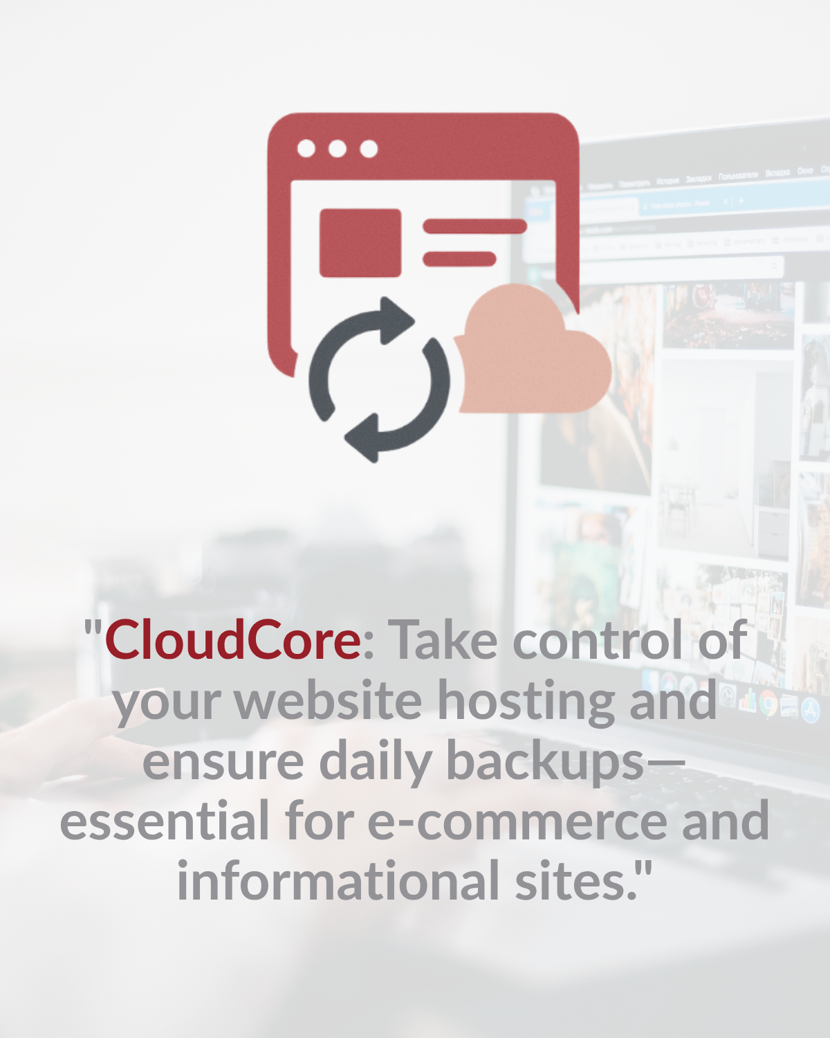 CloudCore - Website Hosting with Automated Backup - Holmegarth Business Support